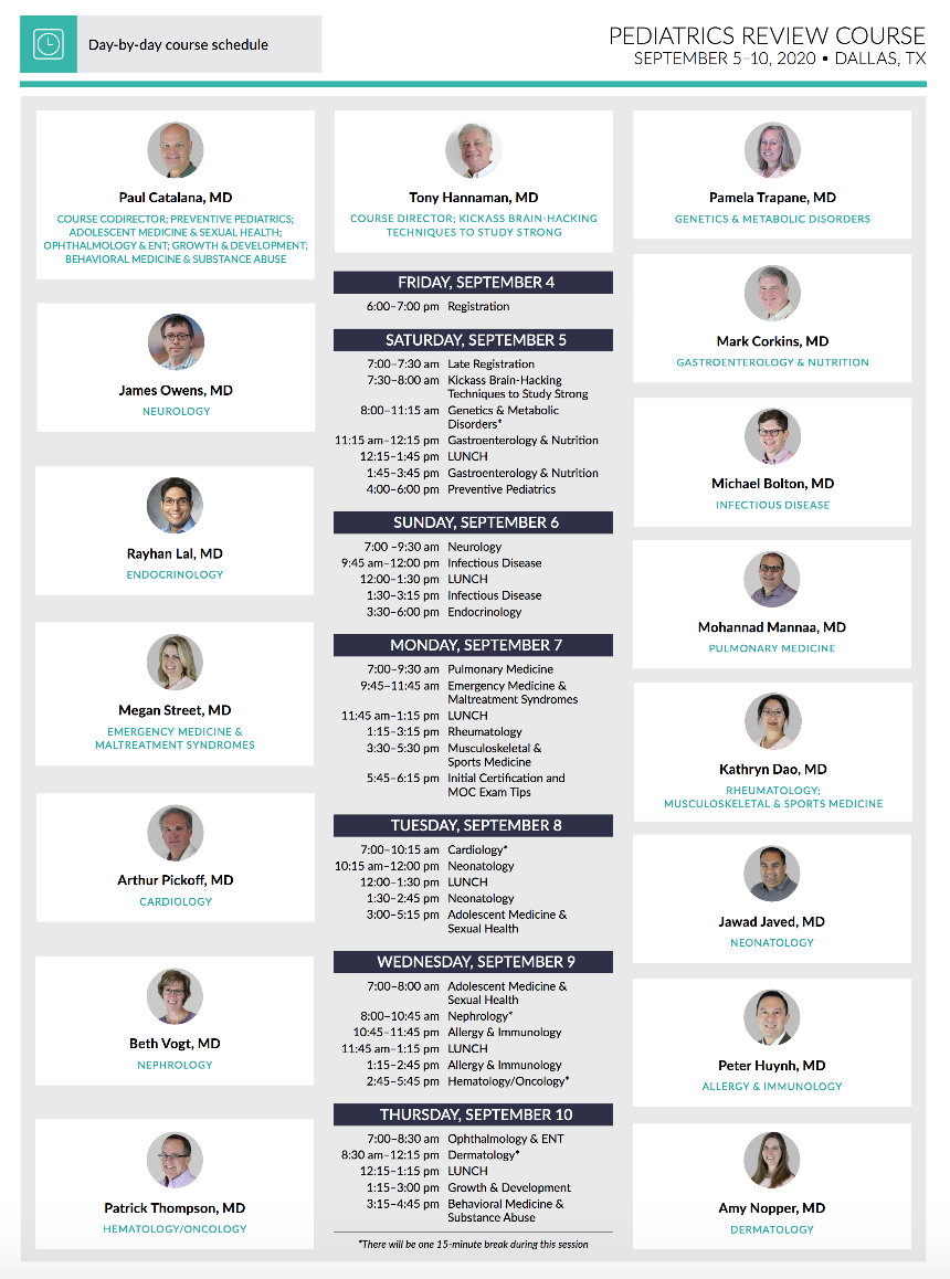 Get Excited for MedStudy's 2020 Pediatrics Review Course