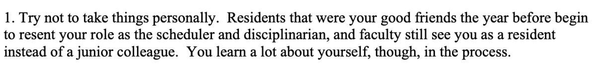 Everything You Need to Know Before You Become Chief Resident